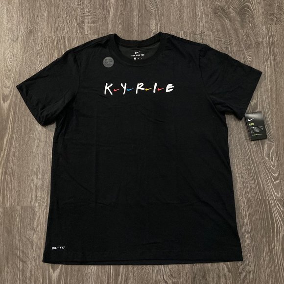 Nike | Shirts | Nike Kyrie Irving X Friends Drifit Tshirt Black Cd93900 ...